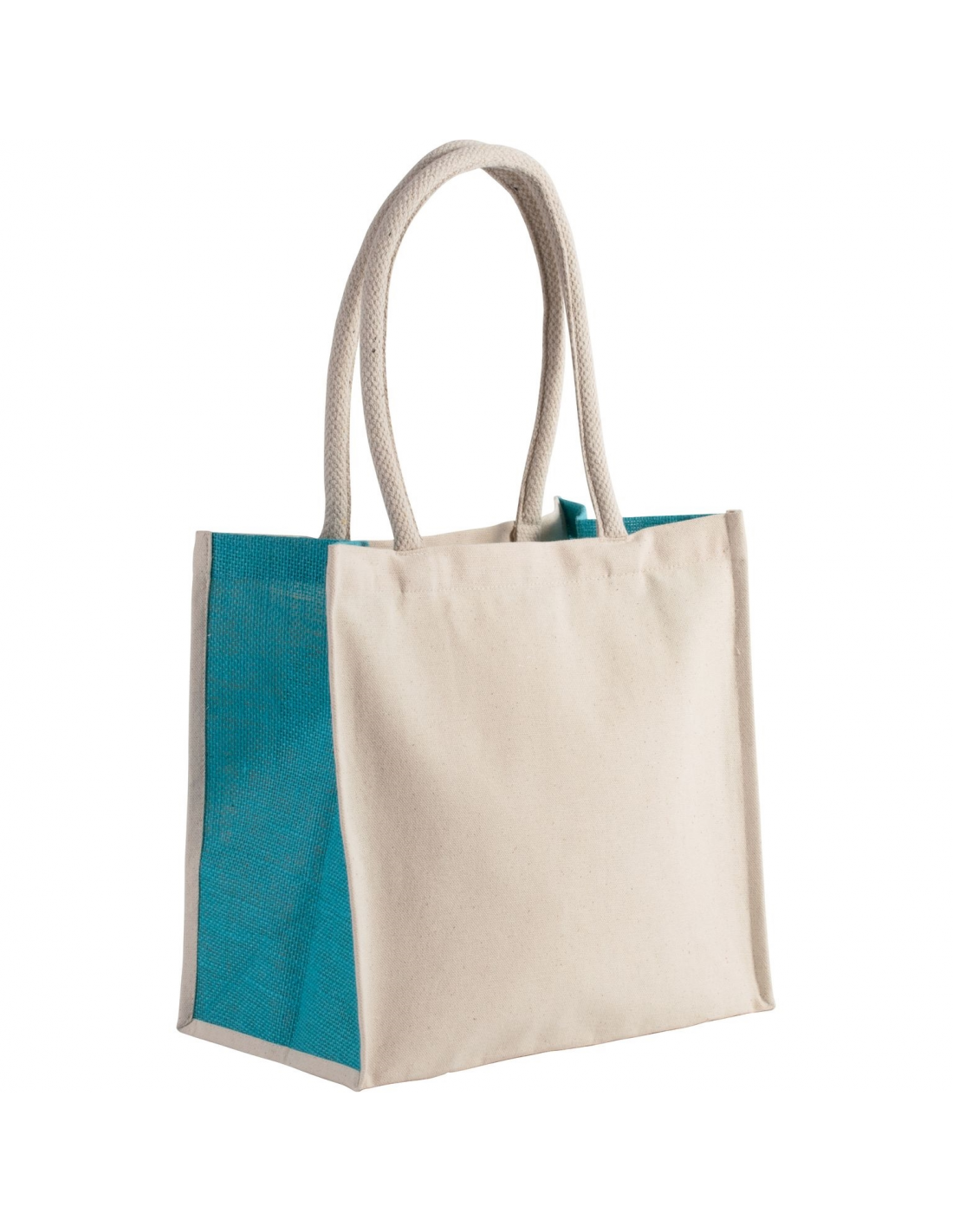 Sac cabas en coton et jute