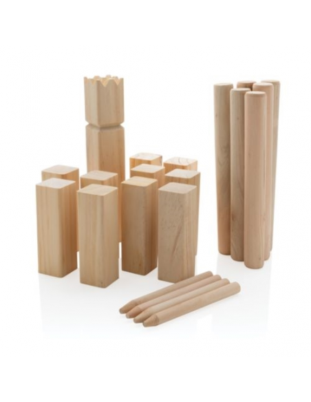 Jeu de Kubb en bois